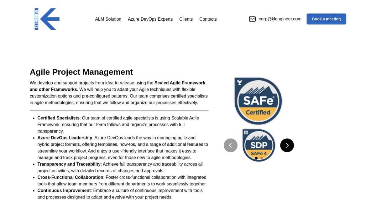 KL ENGINEER - ALM Solution - System functionality