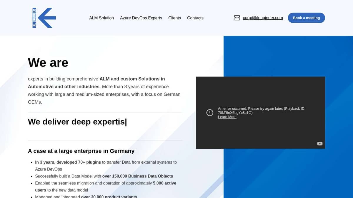 KL ENGINEER - ALM Solution