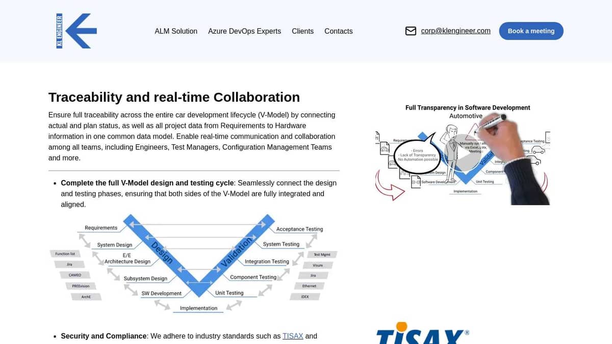 KL ENGINEER - ALM Solution - System functionality