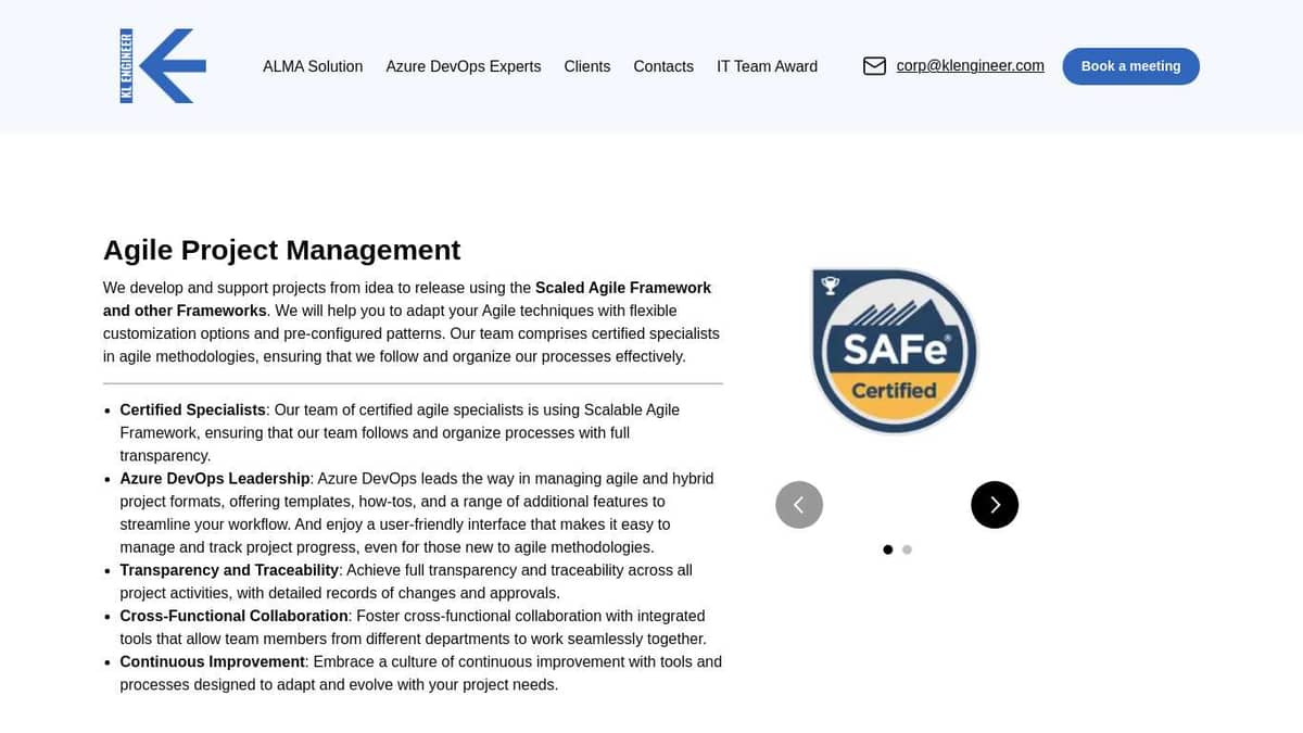 KL ENGINEER - ALM Solution - System functionality