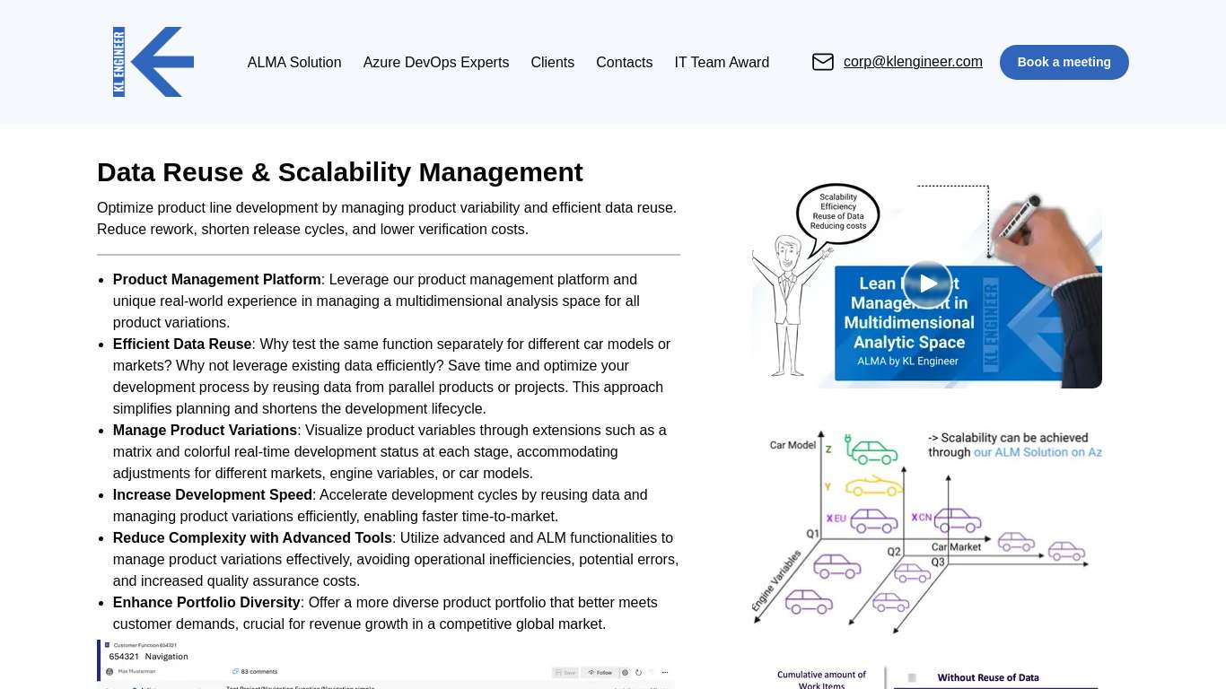 KL ENGINEER - ALMA for Automotive - System Functionality